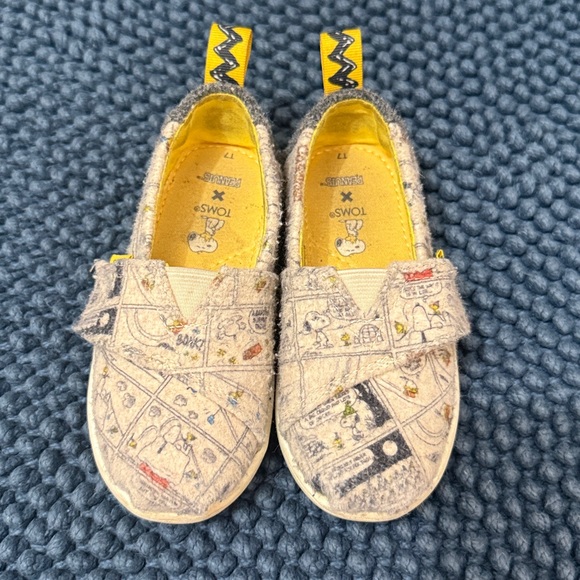 Toms | Shoes | Toms Kids Shoes With Snoopy Comic Design Peanuts Snoopy ...